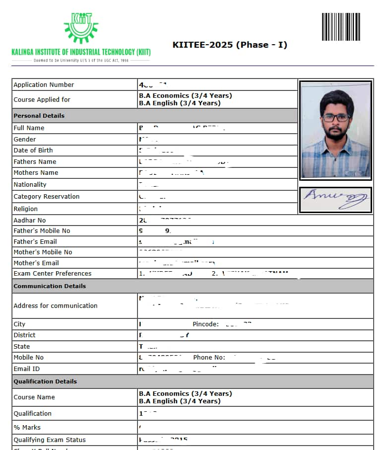 KIITEE Application Form 2025 Phase 2 (Out): Registration, How to Apply ...